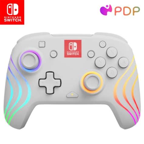Pdp Afterglow Wave Wireless Controller White Nintendo Switch Keystone 4