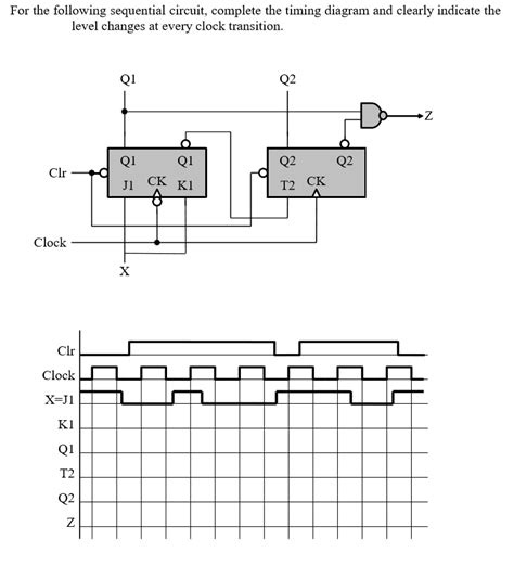 Solved For The Following Sequential Circuit Complete The