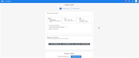 steps to create your first event eventzilla support