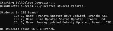 Bulk Operations Using Zentityframeworkextensionsefcore Dot Net Tutorials