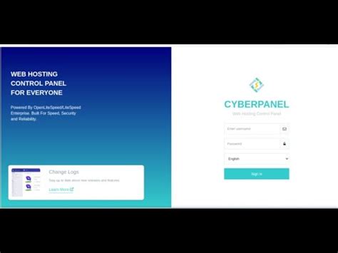 CyberPanel Overview Key Functions Of The Admin Dashboard YouTube