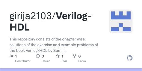 Github Girija2103verilog Hdl This Repository Consists Of The