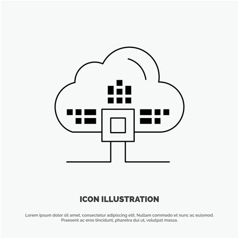 Based Data Cloud Science Line Icon Vector 14448223 Vector Art At Vecteezy