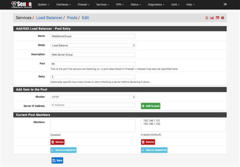 Load Balancing With PfSense