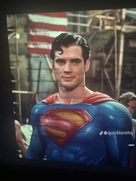 David Cornswet In Henry Cavills Superman Suit Leaked Rsuperman