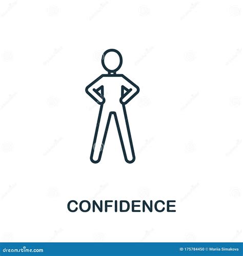 Confidence Icon From Life Skills Collection Simple Line Confidence