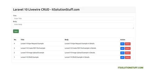 laravel 10 livewire crud application example danatec