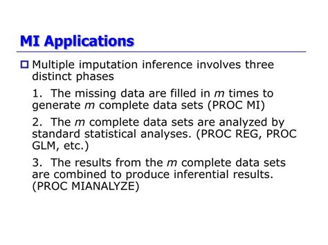 Ppt Multiple Imputation Powerpoint Presentation Free Download Id340541