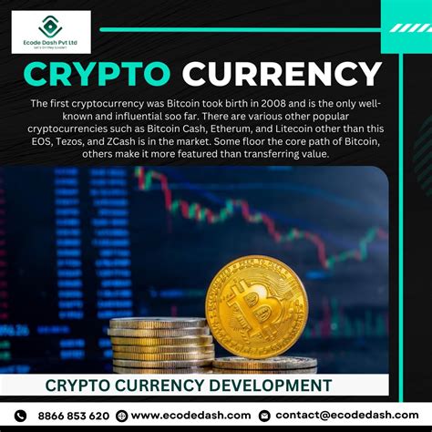 Crypto Currency Development With Eos Tezos And Zcash Ecode Dash