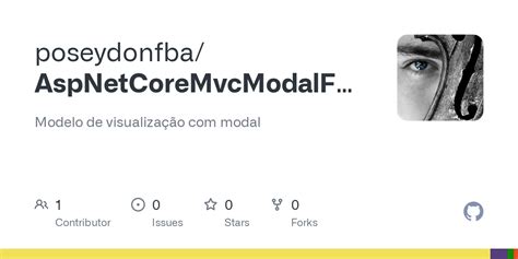 GitHub poseydonfba AspNetCoreMvcModalForm Modelo de visualização modal