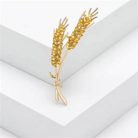 Брошка колосок — ціна 185 грн у каталозі Брошки Купити аксесуари за доступною ціною на Шафі