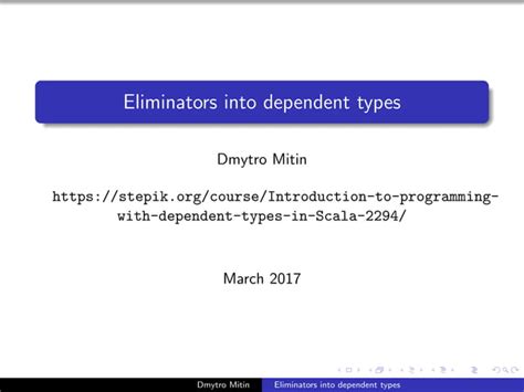 19 Scala Eliminators Into Dependent Types Induction Ppt