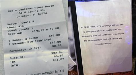More Restaurants Adding Service Fees On Checks Chicago Sun Times