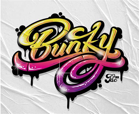 Bunky Vector Typography