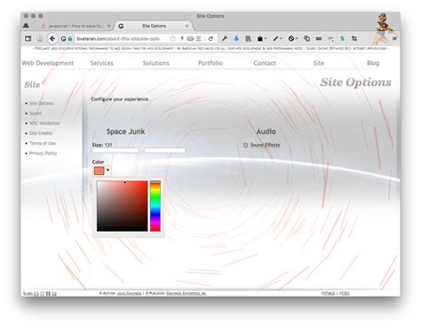 Javascript How To Save Font Size And Bg Color To Local Storage Stack Overflow