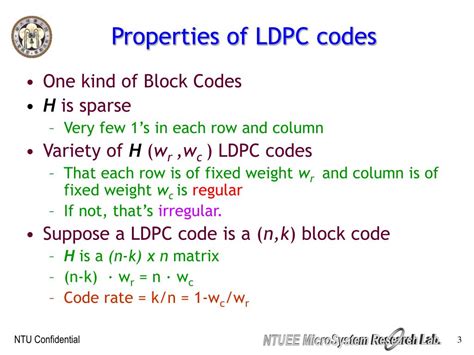 Ppt Progress Report Of Ldpc Codes Powerpoint Presentation Free