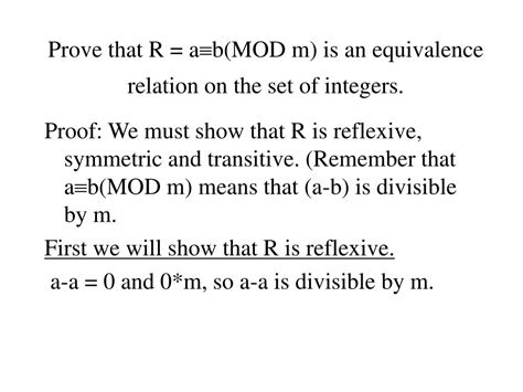 PPT Equivalence Relations PowerPoint Presentation Free Download ID 8281