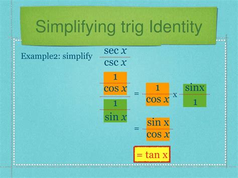 PPT Simplifying Trig Identities PowerPoint Presentation Free Download ID 3997428