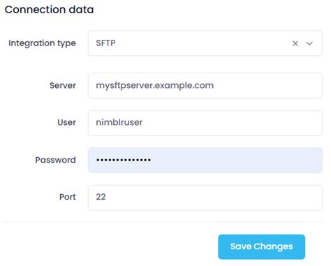 Sftp Integration Guide