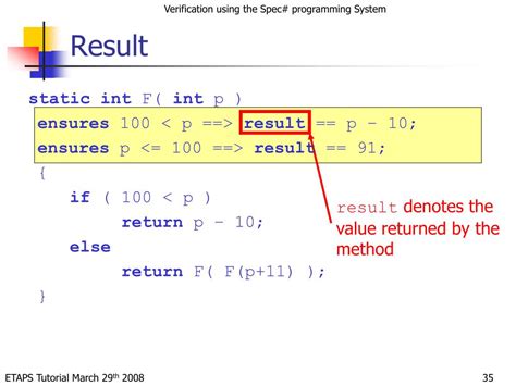 Ppt Program Verification Using The Spec Programming System