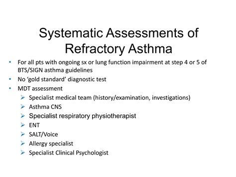 Severe Asthma Psychology Service Pptx