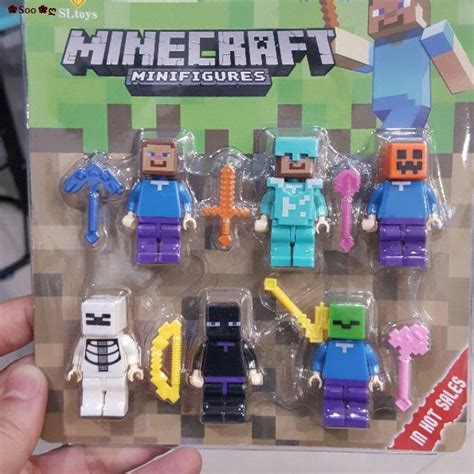 สินค้าเฉพาะจุดตัวต่อเลโก้ มายคราฟ มินิฟิกเจอร์ 6 ตัว Live6667 Thaipick