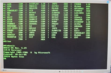 esp32 sbc fabgl tested with runcpm 5 7 and 6 0 tinycpc amstrad