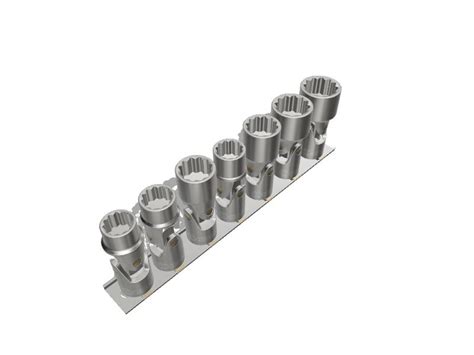 Kobalt 7 Piece Standard Sae 3 8 In Drive 12 Point Set Shallow Socket Set In The Sockets