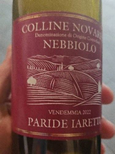 Paride Iaretti Nebbiolo Vivino English