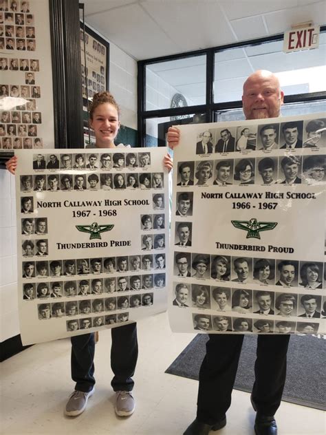 1st Two Graduating Classes Of Nchs Have Class Picture On The Wall