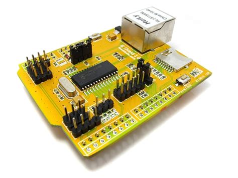 IE Shield V ENC J Ethernet Shield With POE SD Slot Microcontroller Shield Breakout