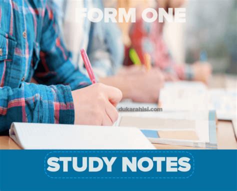 Form One Notes All Subjects New Syllabus And Improved Curriculum Duka