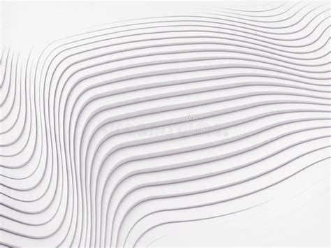 Wave Band Abstract Background Surface 3d Rendering Stock Illustration Illustration Of Abstract