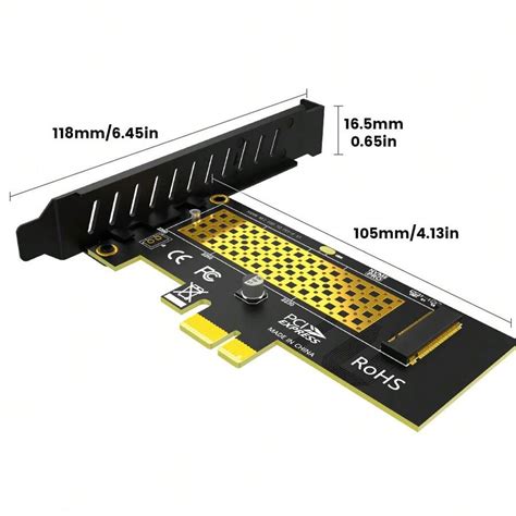 Jeyi 1pc M 2 Nvme Ssd To Pcie 4 0 X1 Adapter Card 2280 Ssd Pcie X1 Expansion Card For Desktop