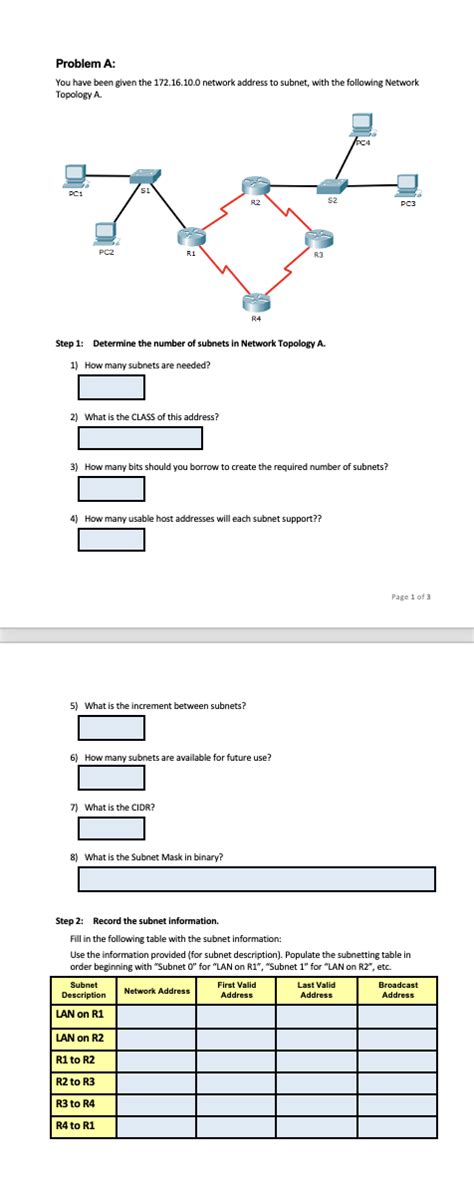 [solved] Problem A You Have Been Given The 172 16 10 0 N