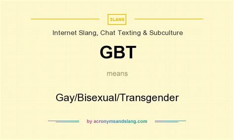 Gbt Gay Bisexual Transgender In Internet Slang Chat Texting And Subculture By