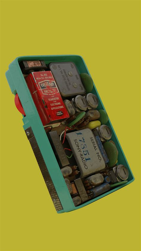 Sony Transistor Six Tr 63 Radio Finished Projects Blender Artists