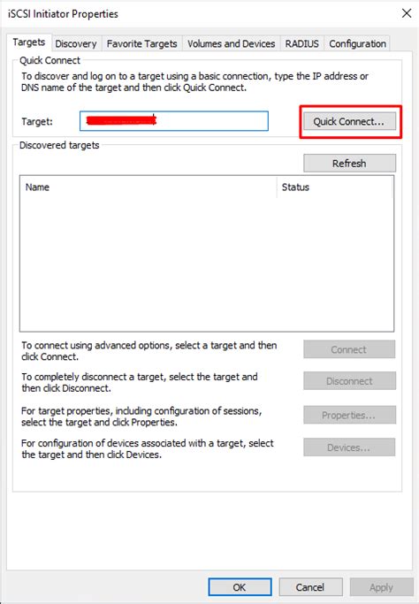 How To Configure ISCSI Initiator On Windows Server GreenCloud Documentation