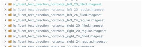 ltr and rtl icon were built into same imageset in ios · issue 367 · microsoft fluentui system