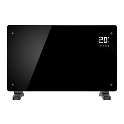 With Wifi 2000w Electric Convection Heater Glass Panel Heater Infrared Heating Panel Wall