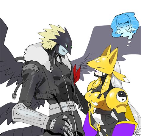 Sakuyamon Makino Ruki Beelzebumon And Beelzebumon Blast Mode Digimon And More Drawn By