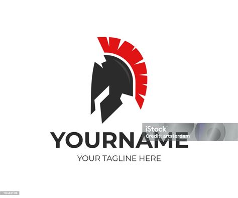 스파르타 투구 디자인 그리스 갑옷 벡터 디자인입니다 빈티지 일러스트 검투사에 대한 스톡 벡터 아트 및 기타 이미지 검투사