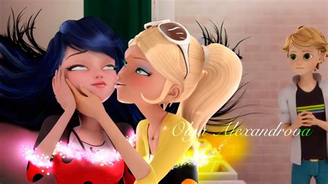 Miraculous Ladybug Marinette Kisses Adrien