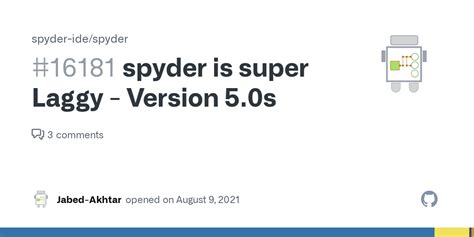 Spyder Is Super Laggy Version 50s · Issue 16181 · Spyder Idespyder
