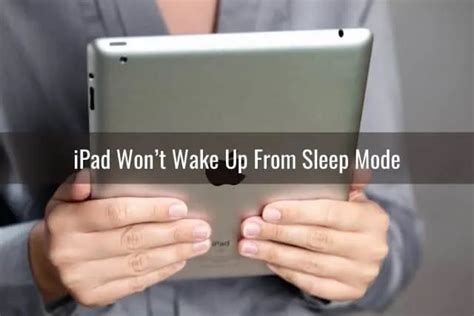 IPad Keeps Staying On Not Going Into Sleep Mode Ready To DIY