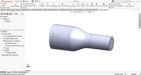 Omar Selim On Linkedin Cfd Simulationsoftware Design Solidworks Fluiddynamics Nozzle