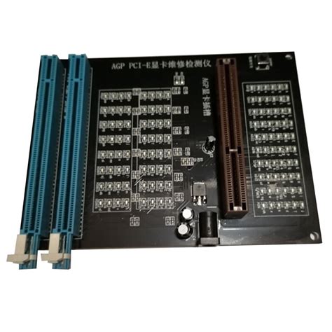 Pc Agp Pci E X16 이중 목적 소켓 테스터 디스플레이 이미지 비디오 카드 검사기 테스터 이미지 카드 진단 도구 측정 및 분석 장비