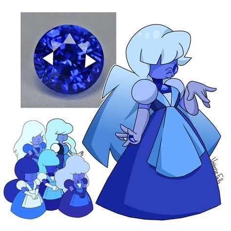 Shaun On Instagram So I Like Drawing Sapphires And Same Gem Fusions Are Easy To Do So Here S