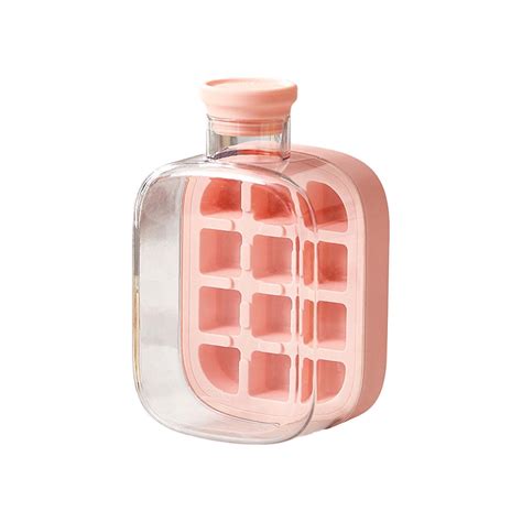 2025 New Ice Cube Bottle Vertical Ice Cube Tray With Lid Easy Press