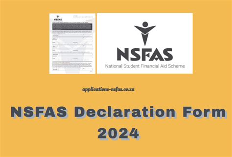 Nsfas Declaration Form 2025 Za